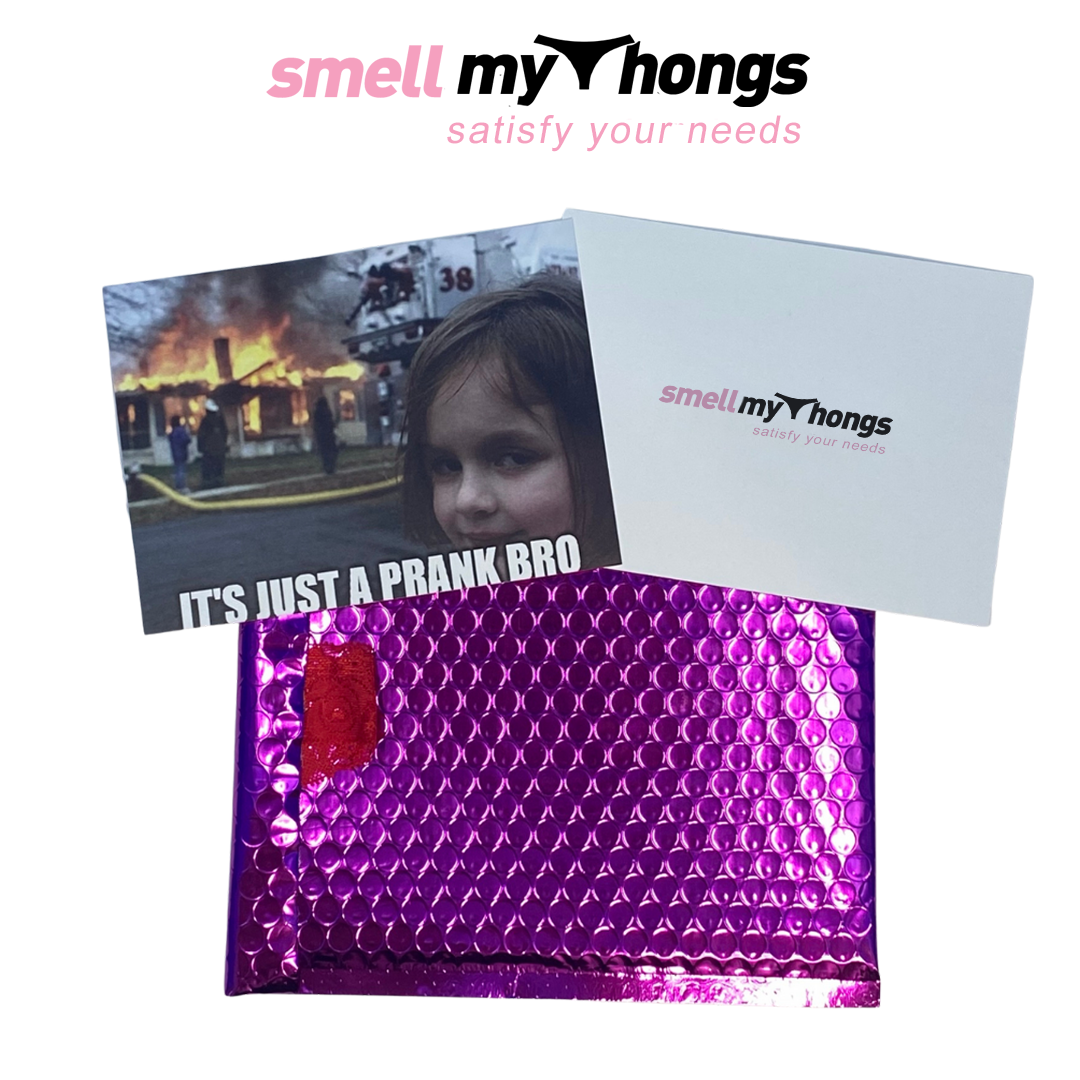 The Original Used Thong Prank Envelope - Smell My Thongs