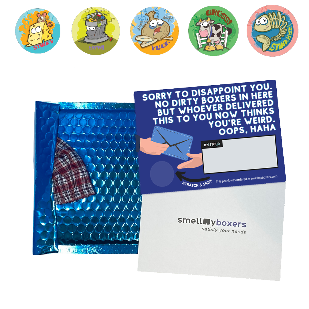 Scratch & Sniff Used Boxers Prank Envelope - Smell My Boxers – Smell My ...